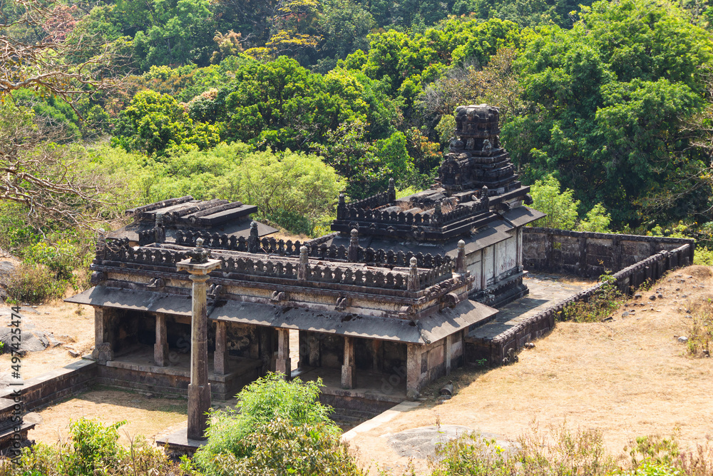 Top View of Srikantheswara Temple, Kavaledurga Fort. The fort was built ...