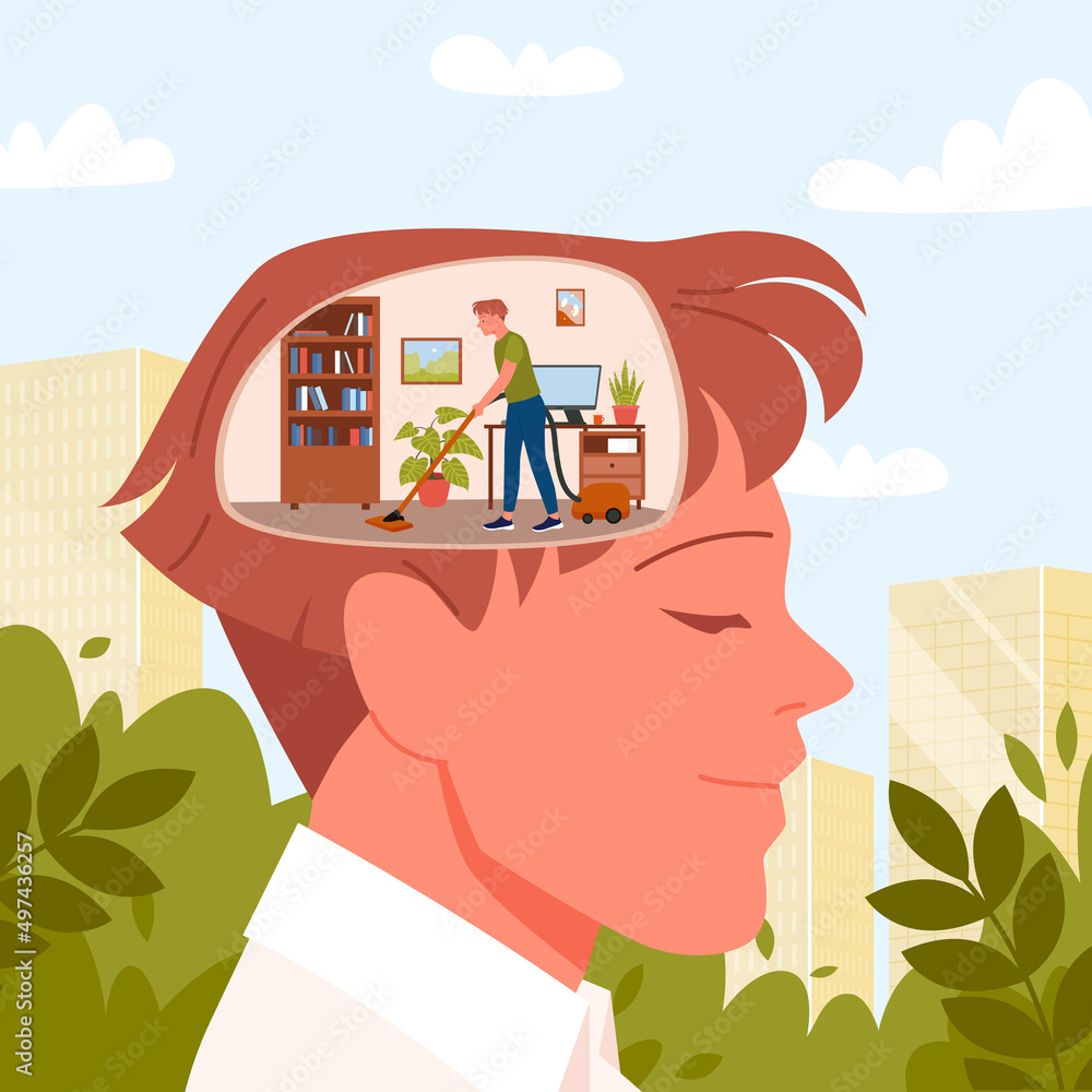 Cleaning mind and stop overthinking. Mental problems treatment ...