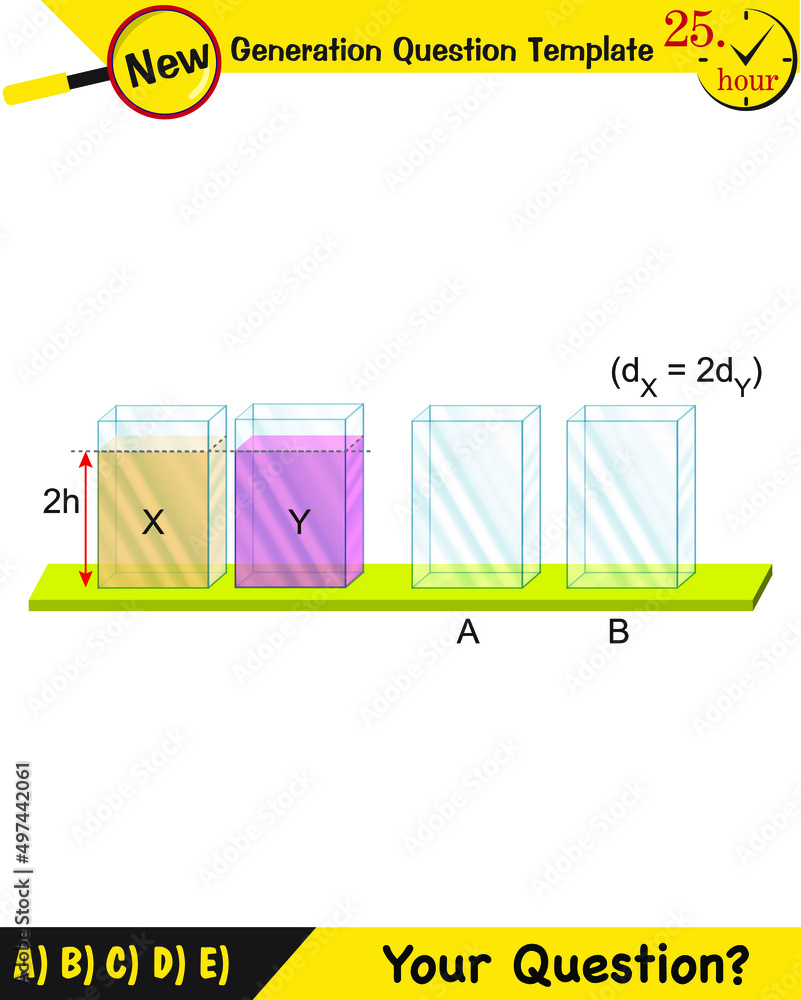 Physics, pressure of solids, next generation question template, exam ...