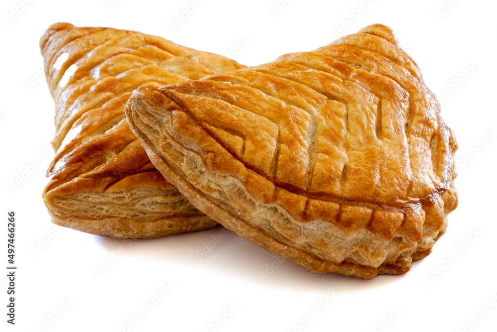 apple turnovers isolated on white background Stock Photo | Adobe Stock