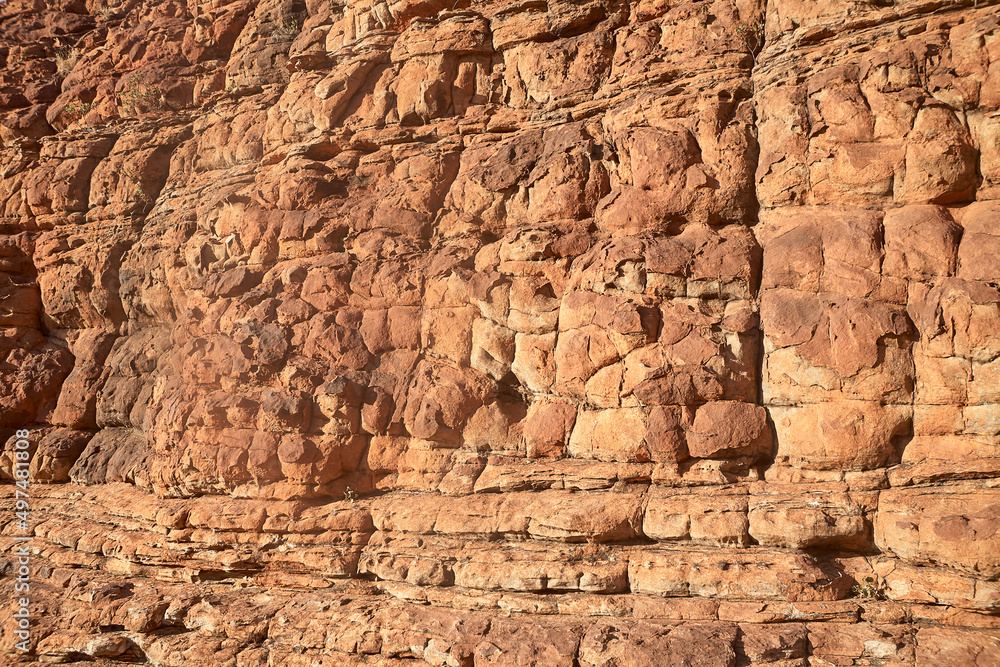 rote Steine, Struktur, Textur, Hintergrund. Stock Photo | Adobe Stock