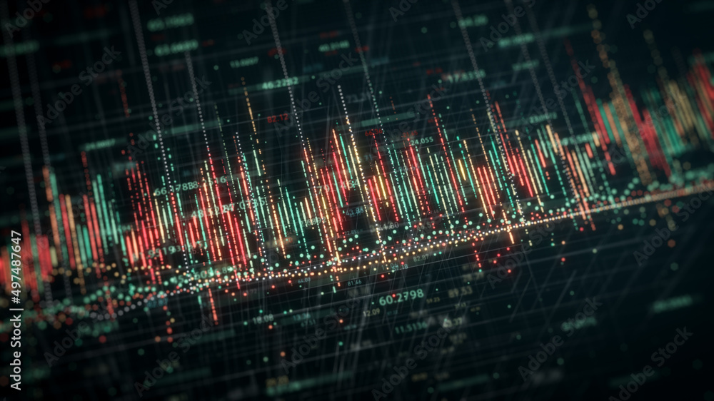 Business Stats, Market Data And Infographics Layout/ Illustration of ...