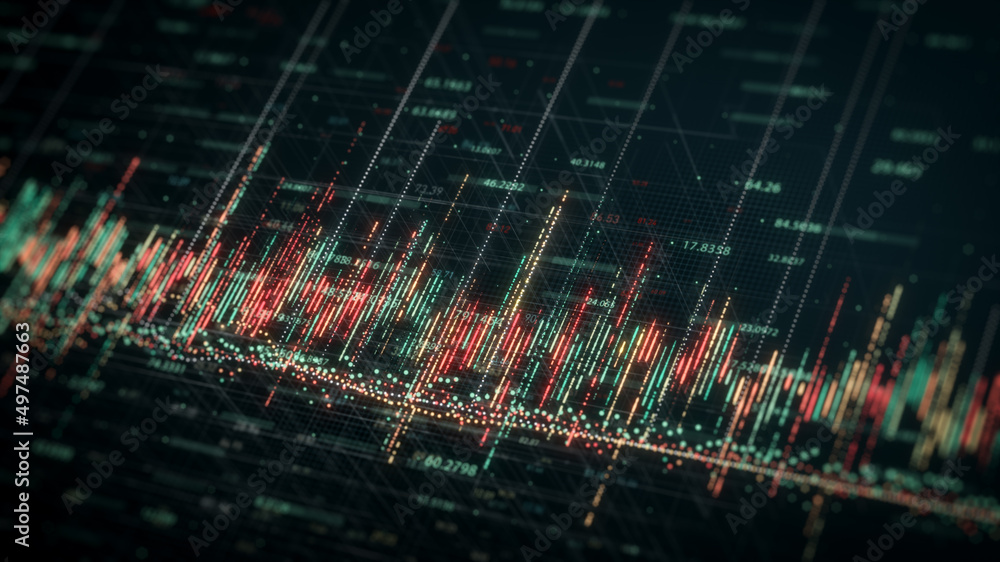 Business Stats, Market Data And Infographics Layout/ Illustration of ...