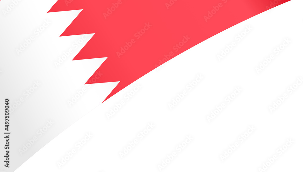 Bahrain flag wave isolated on png or transparent background,Symbol ...