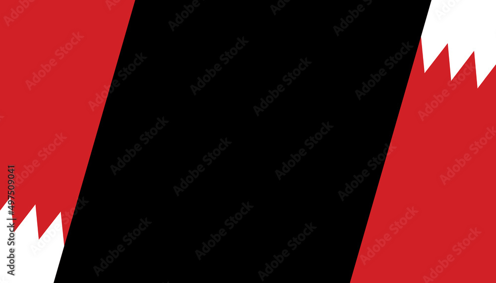 Bahrain flag wave isolated on png or transparent background,Symbol ...