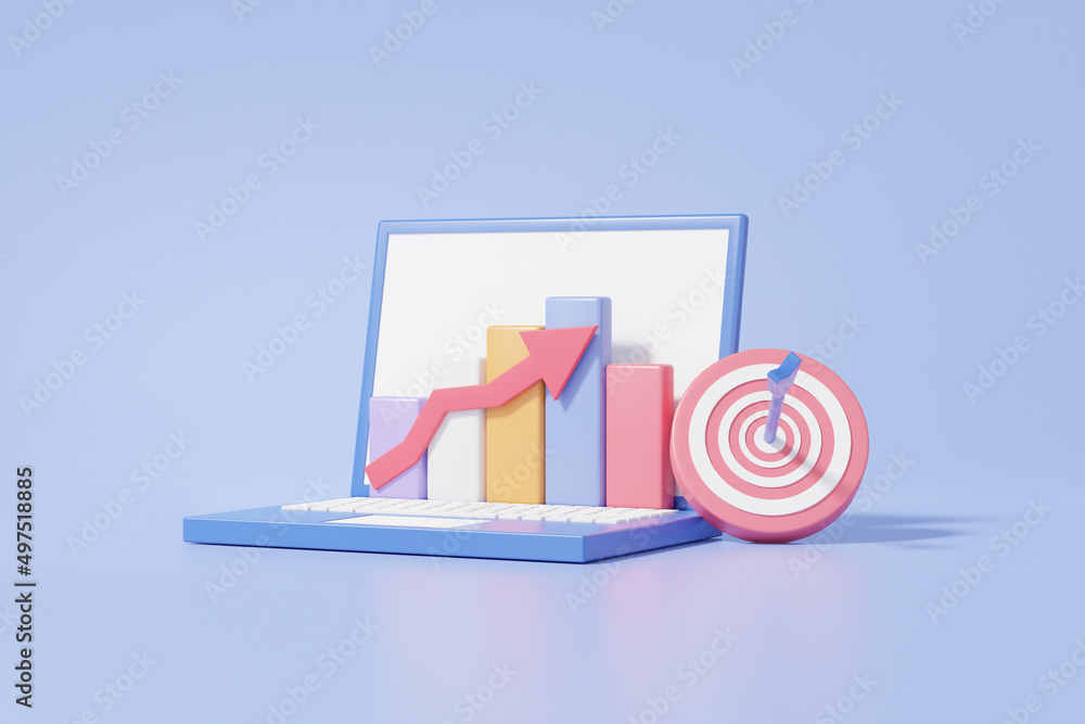 Growth analytics Optimization statistics finance chart graph education ...
