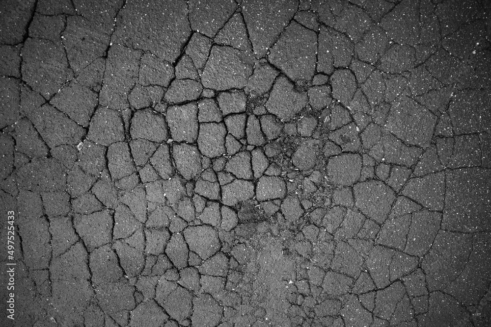 Cracked road asphalt texture background Stock Photo | Adobe Stock