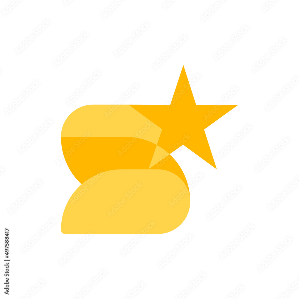 Modern simplicity star logo with letter s. Star concept logo design ...