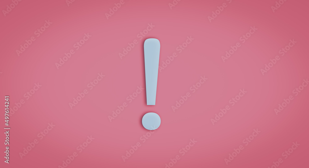 Red notification reminder icon chat message of attention alert alarm ...