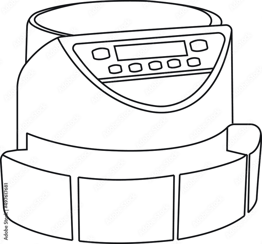 Counter vector. digital counter machine vector. counter device ...