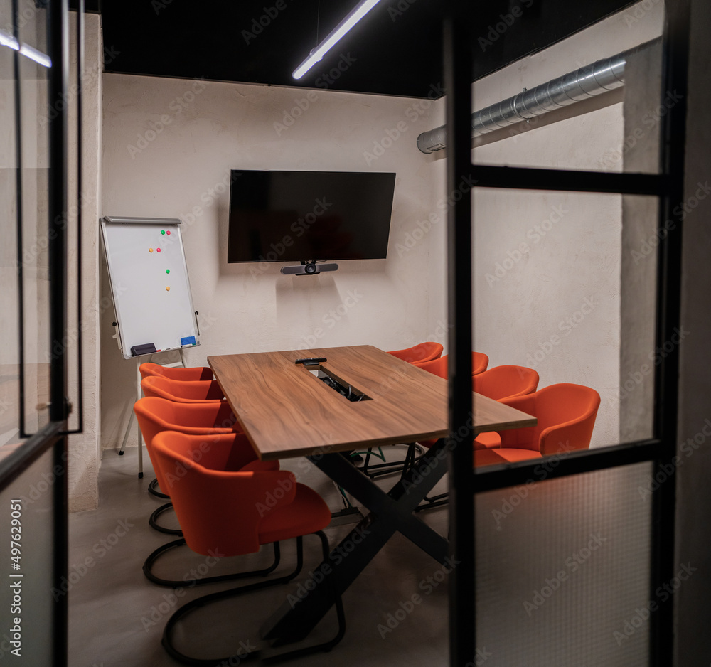 Meeting Room In A Modern Office. Stock Photo | Adobe Stock