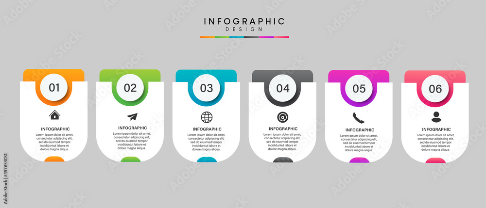 Steps business data visualization timeline process infographic template ...
