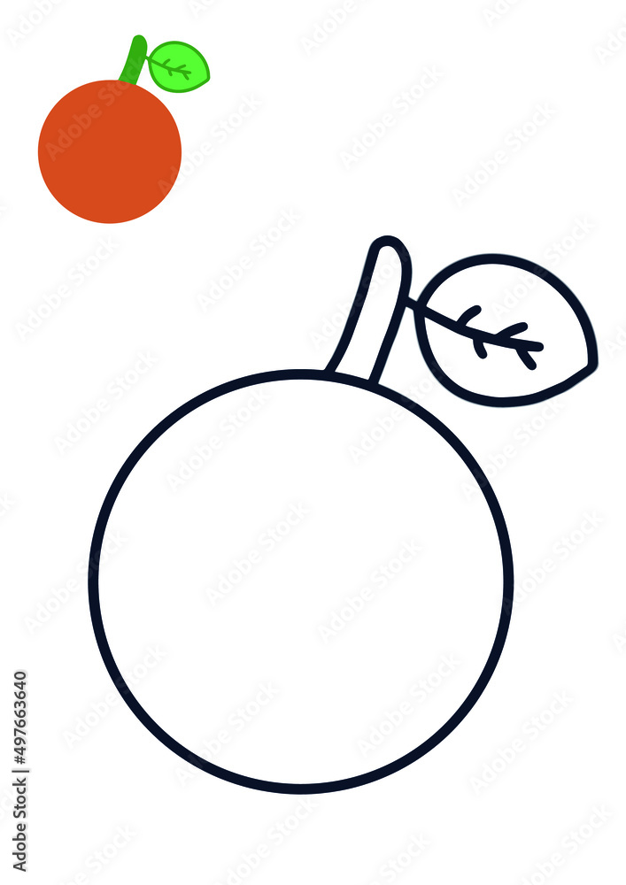 Coloring pages for kids. Children's education tasks coloring according ...