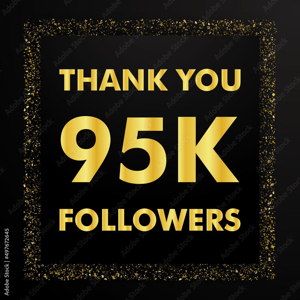 Thank you followers peoples, 95k online social group, number of ...