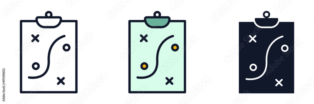 strategy icon symbol template for graphic and web design collection ...