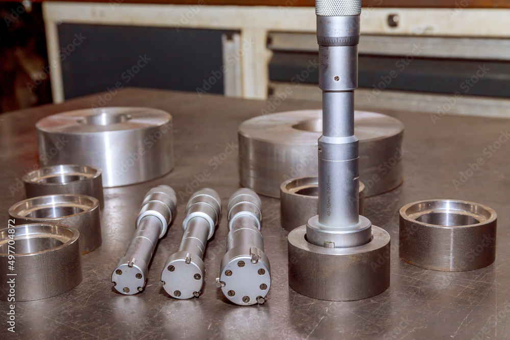 Calibration Bore micrometer. Device for accurate measurement of hole ...