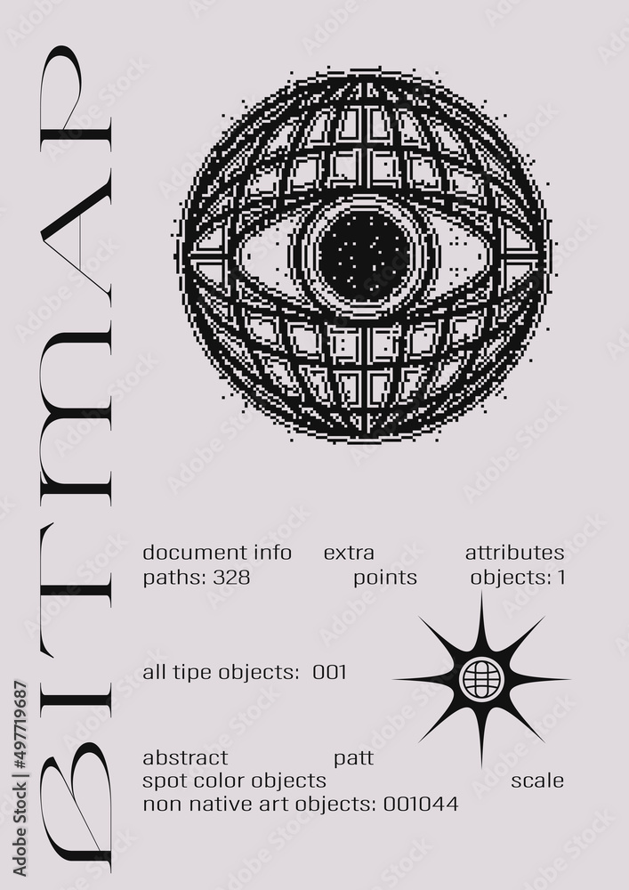 Strange Vector Shapes Collection. Geometric figures, distortion. Stock ...