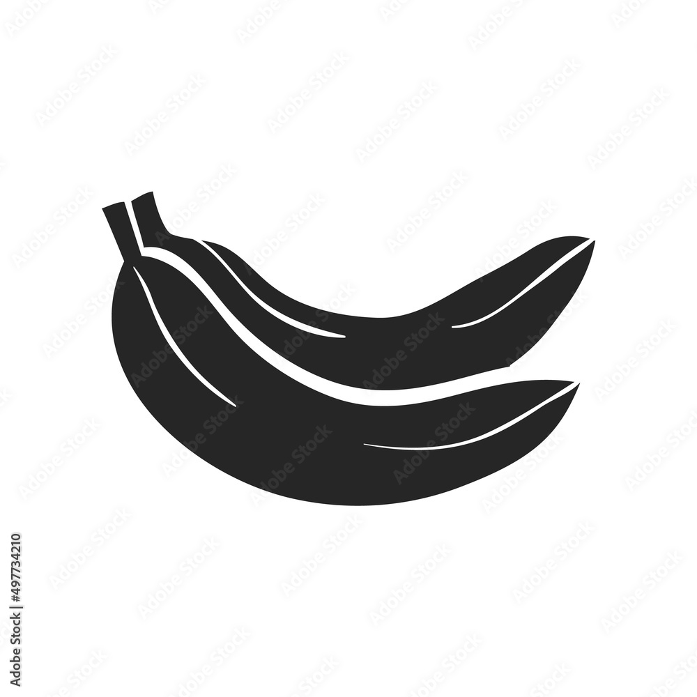 Hand drawn icon Banana characters drawing vector illustration Stock ...