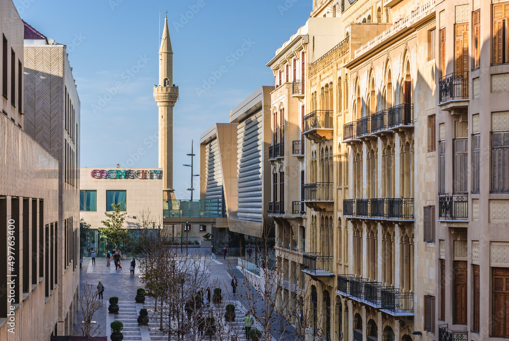 Beirut, Lebanon - March 5, 2020: Beirut Souks Shopping Mall in Beirut ...