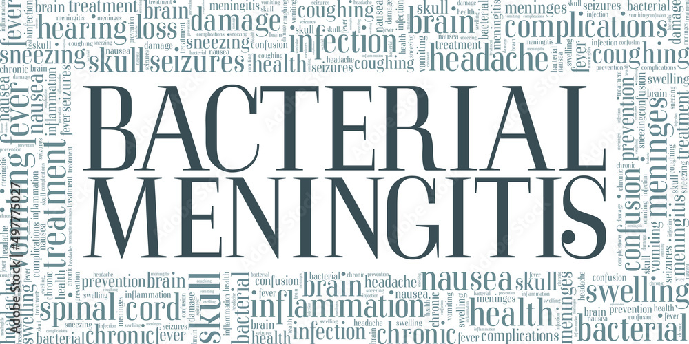 Bacterial Meningitis conceptual vector illustration word cloud isolated ...