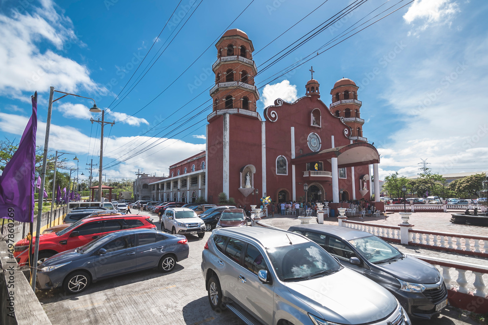 Binan, Laguna, Philippines - April 2022: Sto. Niño de Cebu Parish ...