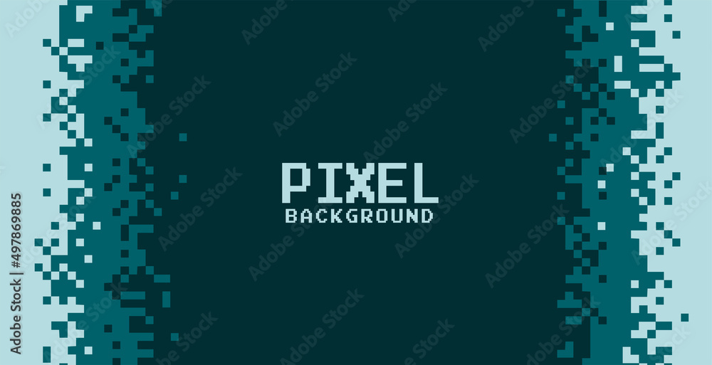 game style pixel background design Stock Vector | Adobe Stock