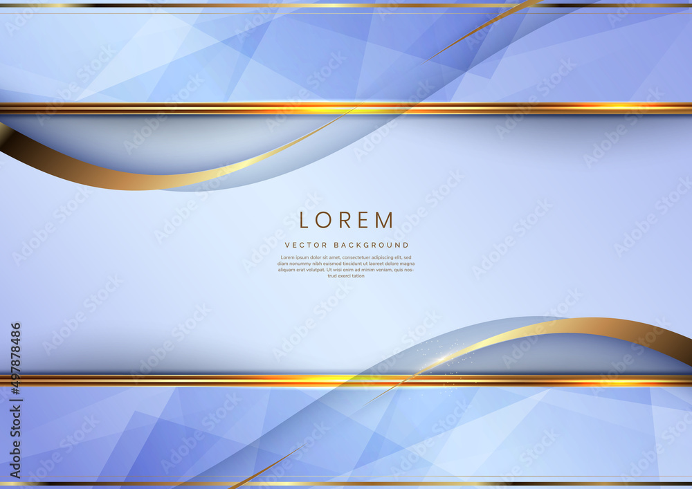 Abstract Gold Blue Background Design at James Joslin blog