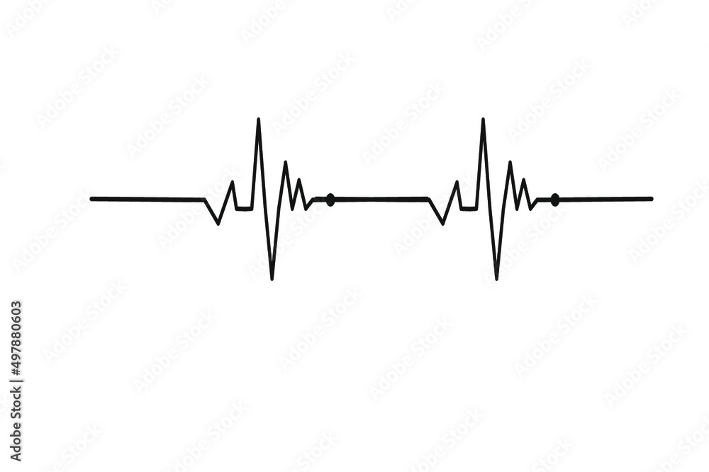 heartbeat Stock Vector | Adobe Stock