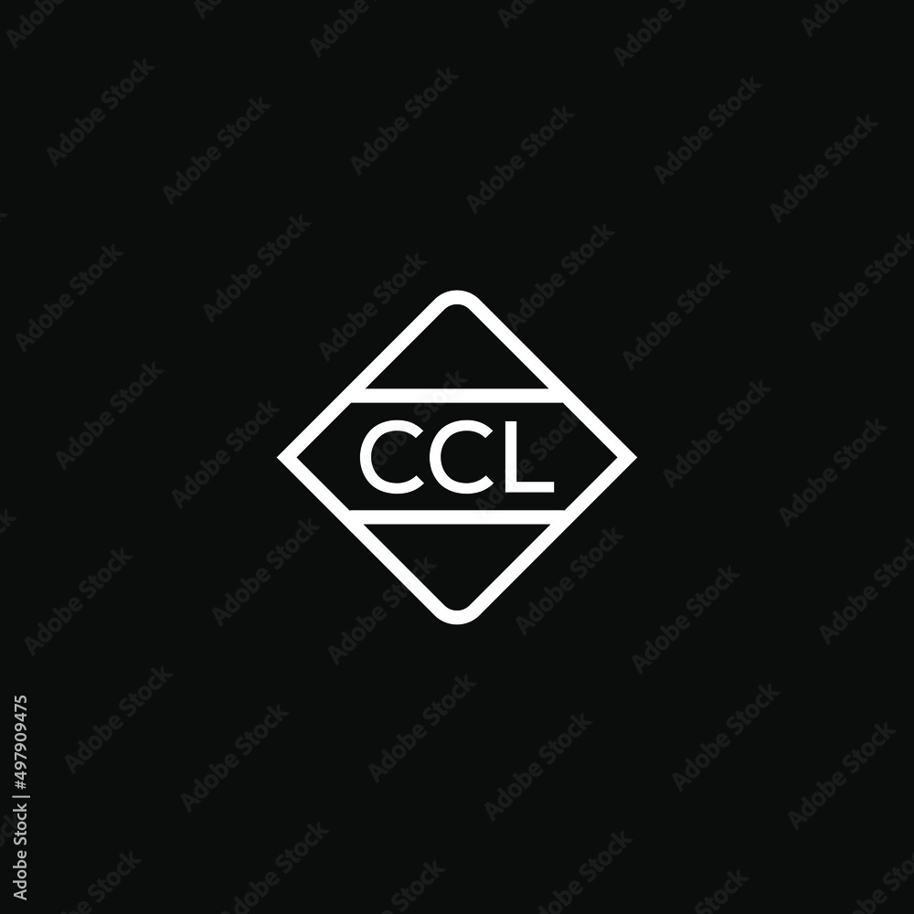 CCL letter design for logo and icon.CCL monogram logo.vector ...