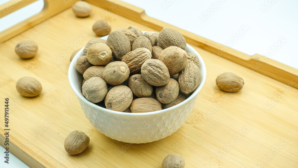 Nutmeg also known as Jaifal or jaiphal. Nutmeg is a rich source of ...