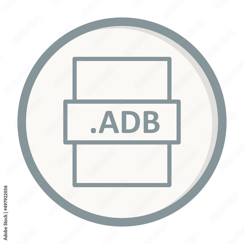 .ADB Icon Stock Vector | Adobe Stock