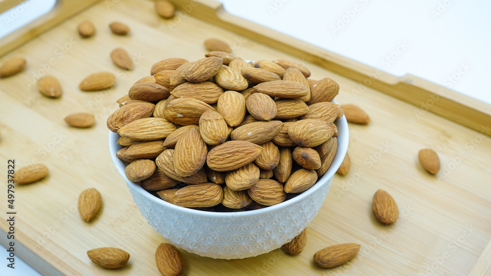 Different Types of Mamra and Afghani Badam. Almond nuts or Badam ...