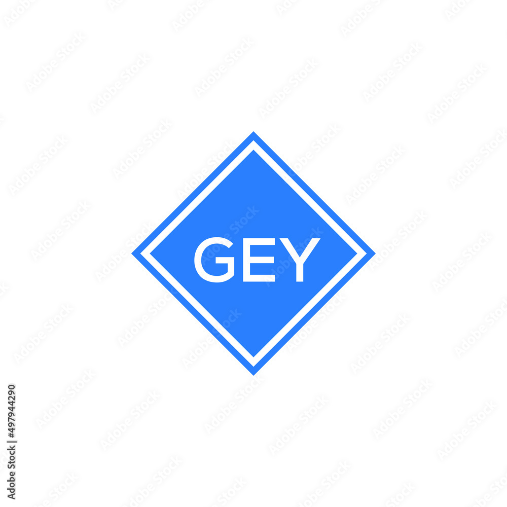 GEY letter design for logo and icon.GEY monogram logo.vector ...