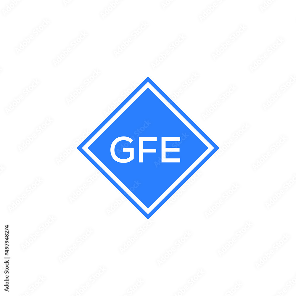GFE letter design for logo and icon.GFE monogram logo.vector ...
