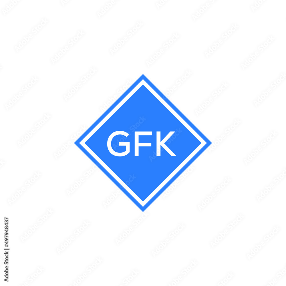 GFK letter design for logo and icon.GFK monogram logo.vector ...