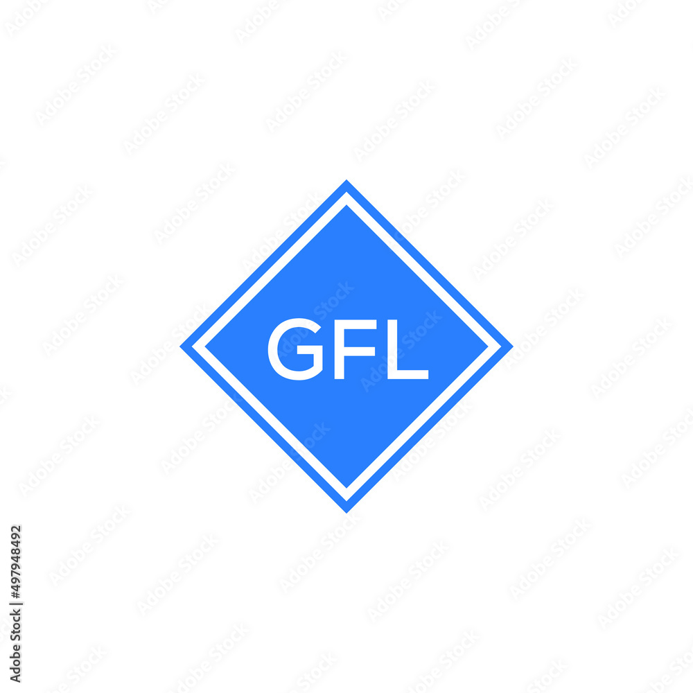 GFL letter design for logo and icon.GFL monogram logo.vector ...