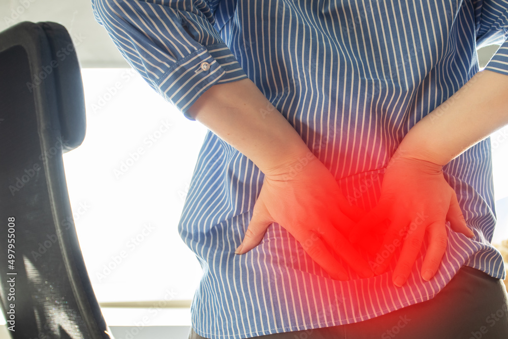 Lumbago, backache, chronic pain in spine, sciatica, back inflammation ...