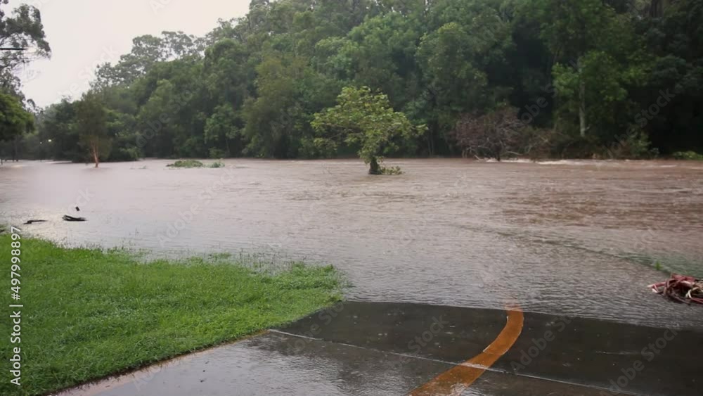 Kalinga Park Flooding Kedron Brook| Brisbane Flood 2022 Australia HD ...