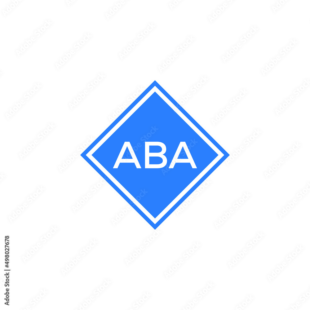 ABA letter design for logo and icon.ABA monogram logo.vector ...