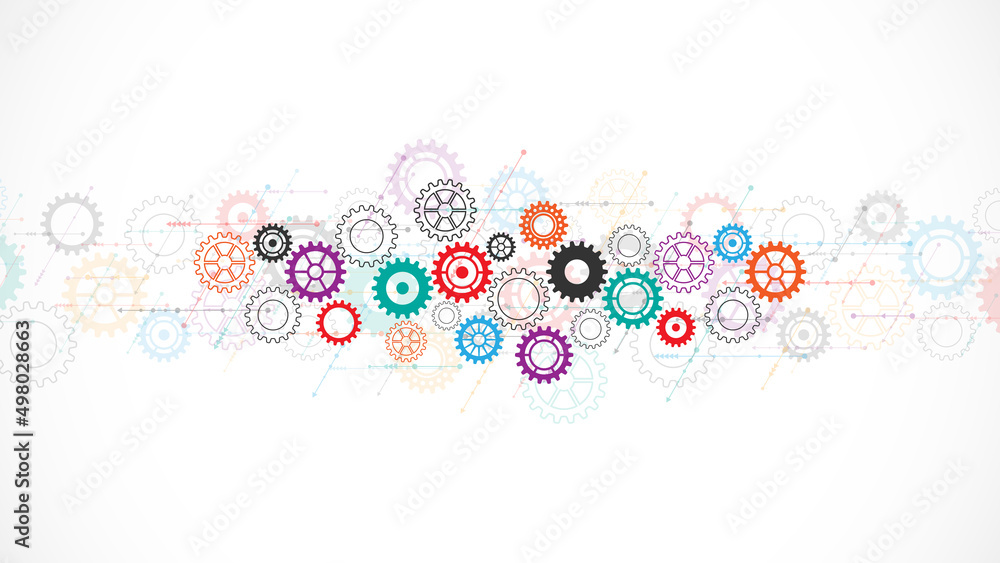Cogs and gear wheel mechanisms. Concepts and ideas for hi-tech digital ...