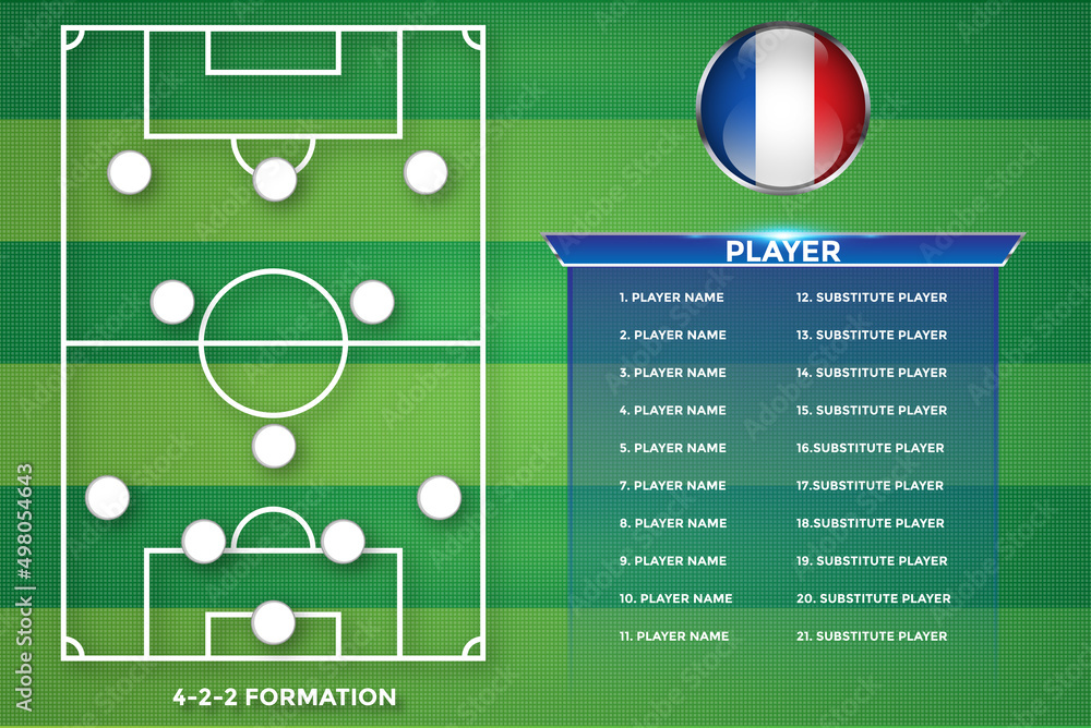 Football background, team info charts and manager. Stock Vector | Adobe ...