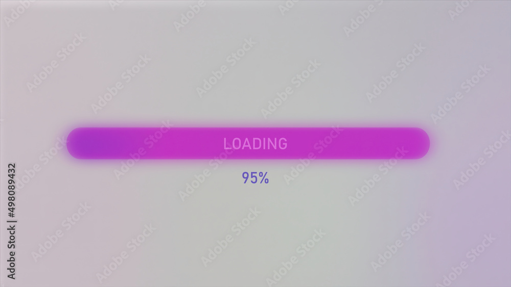 Black and white background. Motion. Purple and blue loading that ...