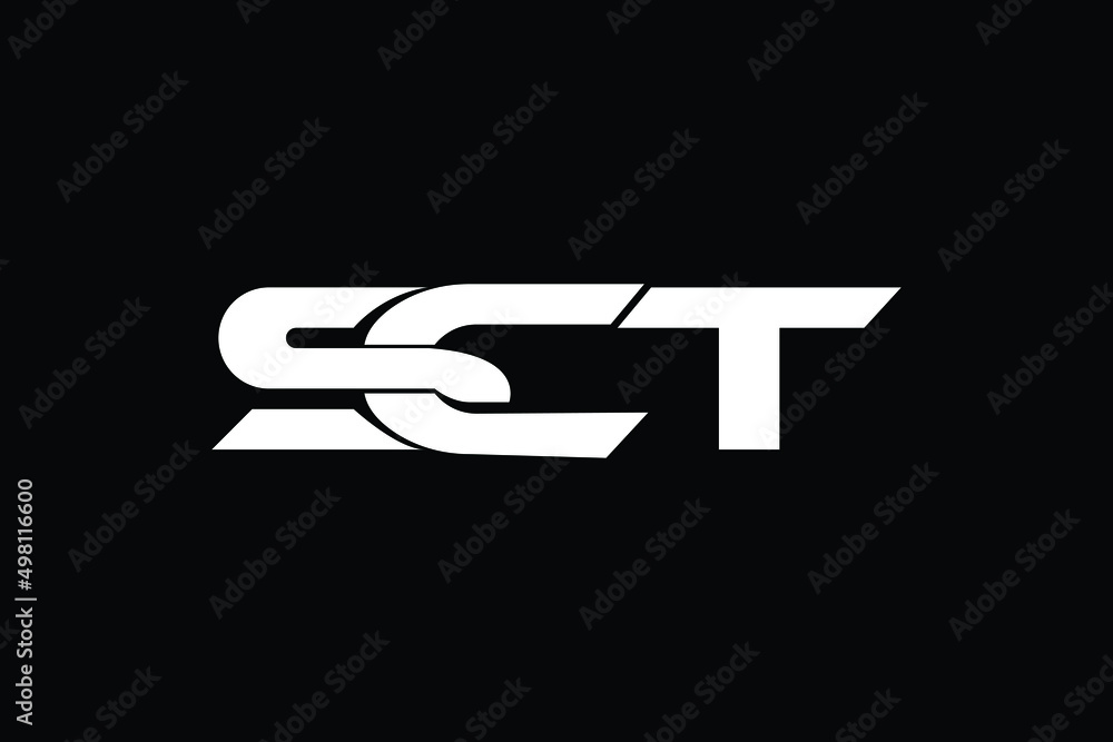 Minimal Innovative Initial TS logo and ST logo. Letter S CTS SCT ...