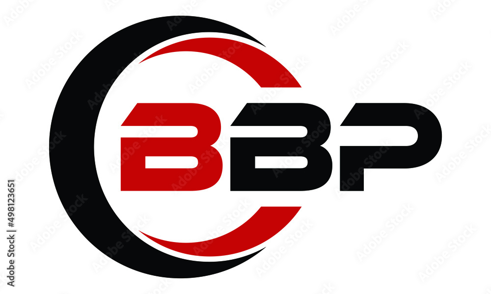 BBP swoosh logo design vector template | monogram logo | abstract logo ...