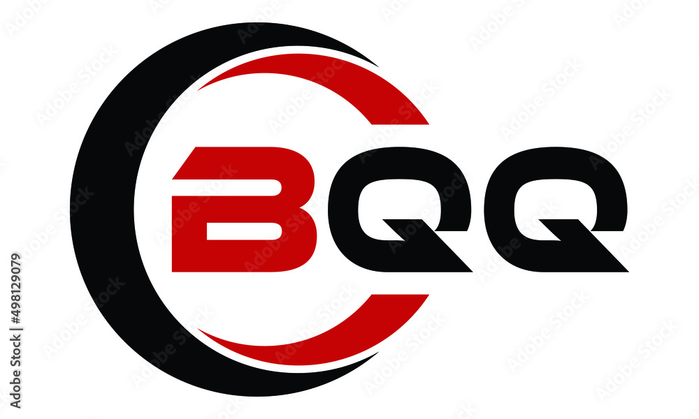 BQQ swoosh logo design vector template | monogram logo | abstract logo ...