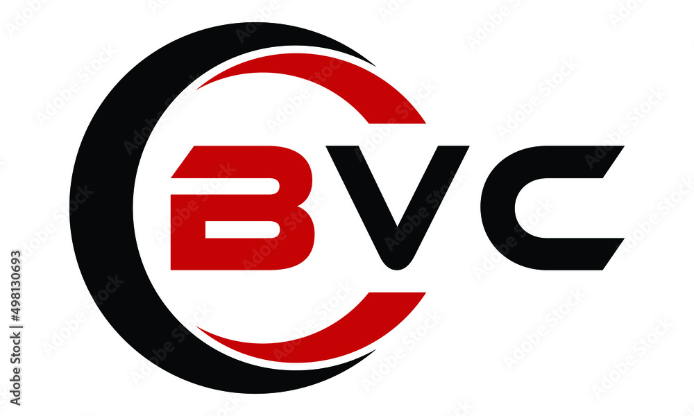 BVC swoosh logo design vector template | monogram logo | abstract logo ...