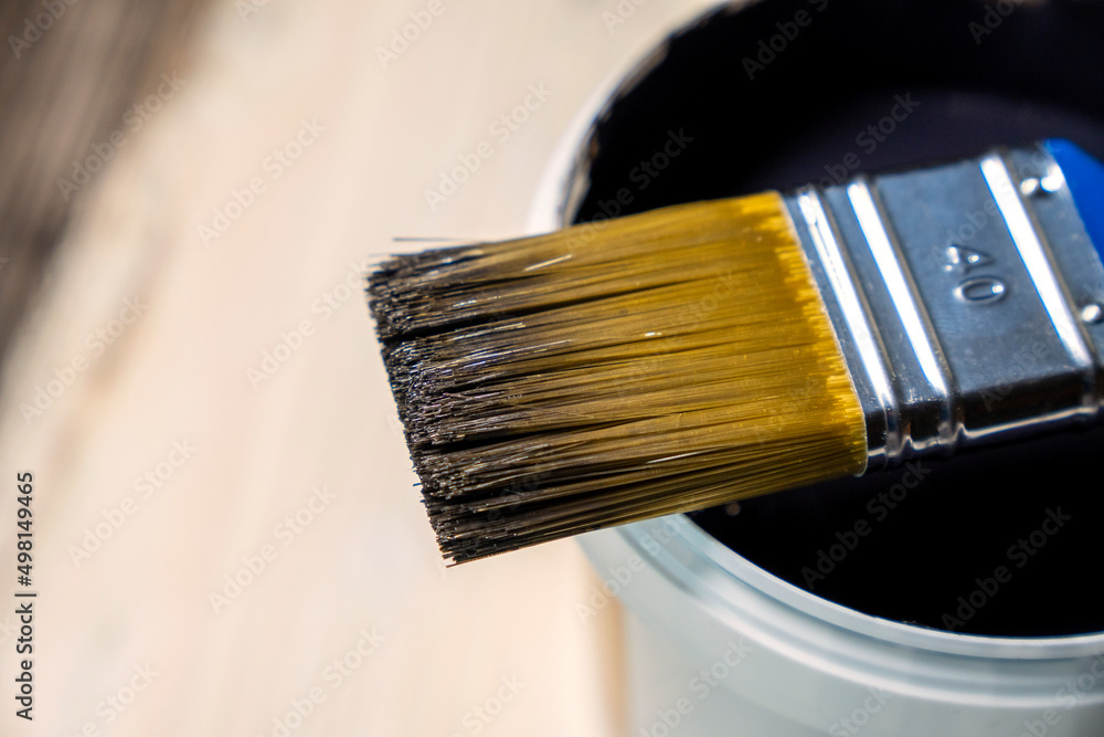 Paint Pot Brush Paint And Decorating