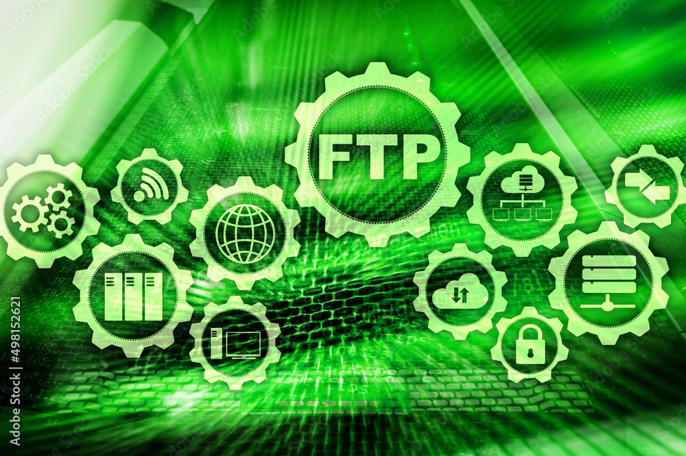 FTP File Transfer Protocol Network Transfer Data To Server On ftp-file-transfer-protocol-network-transfer-data-to-server-on