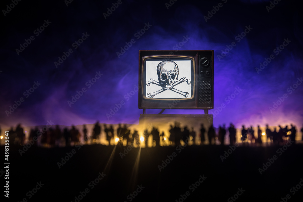 Puppeteer manipulates the doll. Voting is dishonest. On television ...