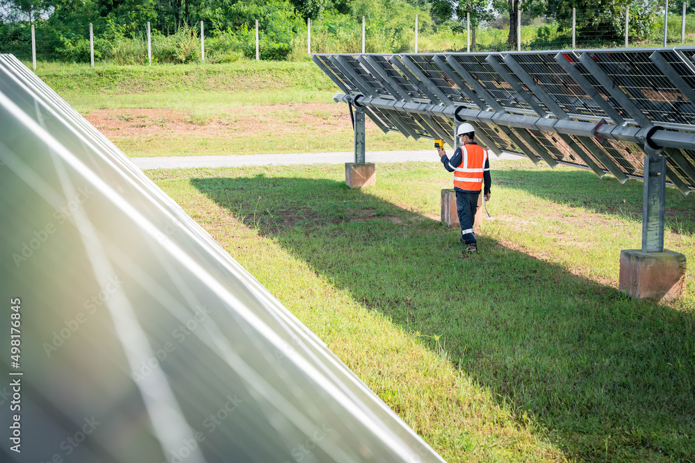The technician takes the Thermoscan(thermal image camera) scan to the ...